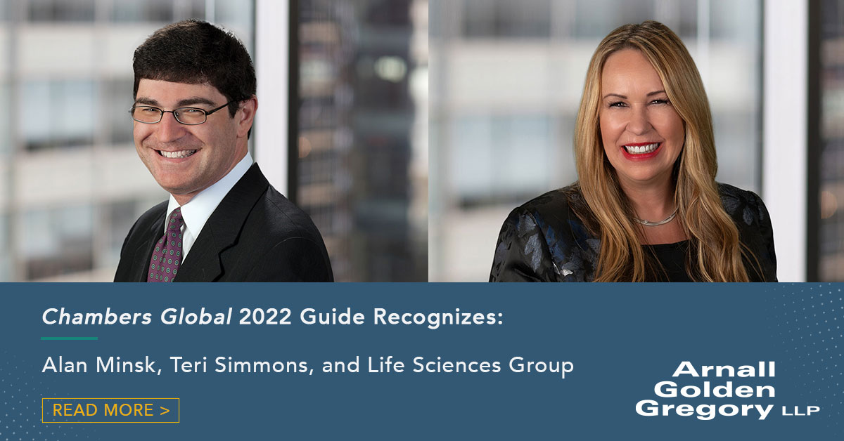 AGG Earns National Practice and Attorney Rankings From Chambers Global 2022 | News & Insights ...