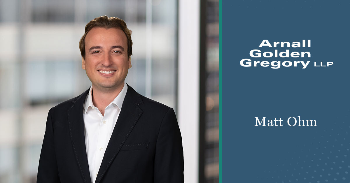 Matt Ohm Selected for Aspen Institute Germany’s Transatlantic Townhall ...
