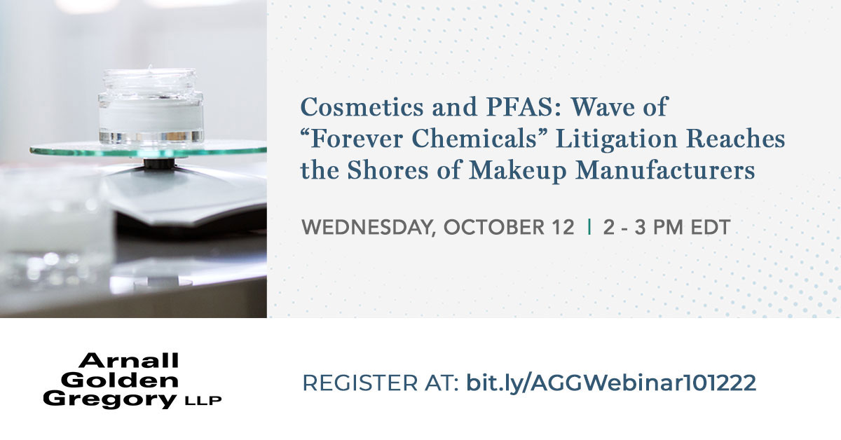 Cosmetics and PFAS: Wave of “Forever Chemicals” Litigation Reaches the ...