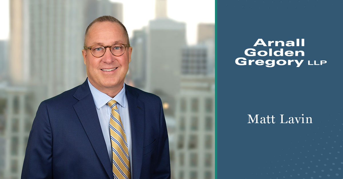 Matt Lavin Discusses Cross-Office Collaboration in The Daily Report ...