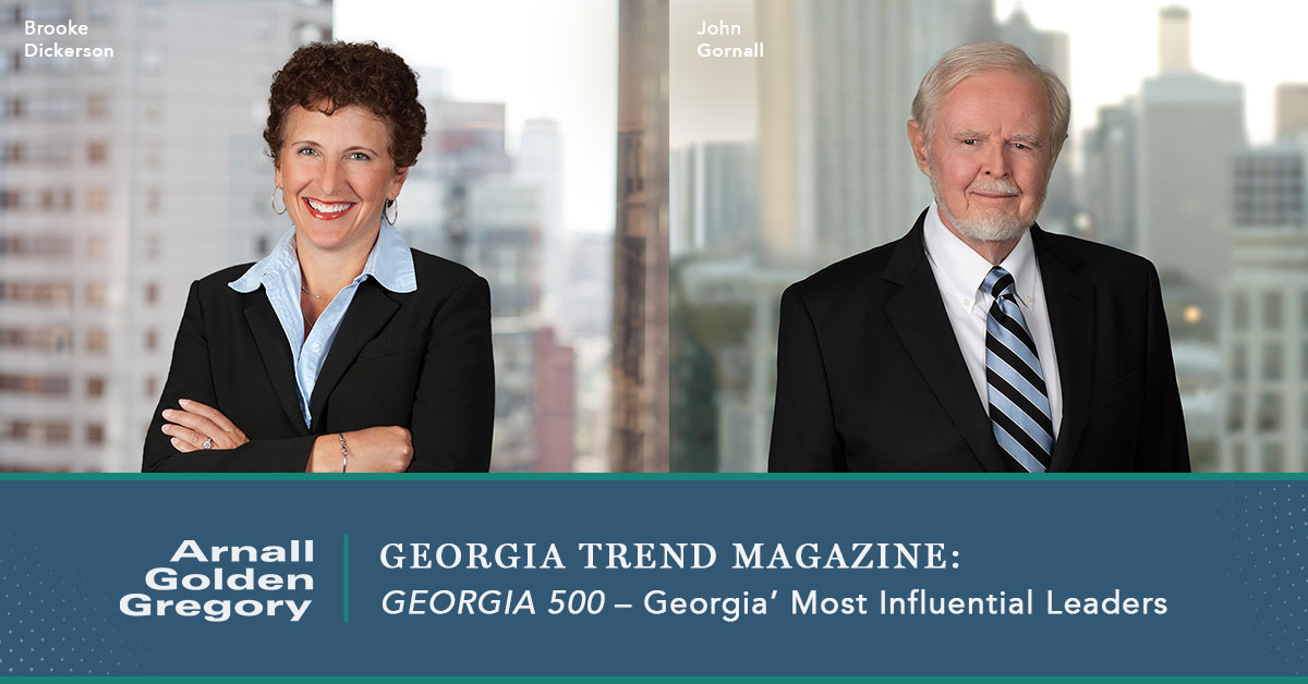Brooke Dickerson and John Gornall Recognized Among Georgia Trend’s ...