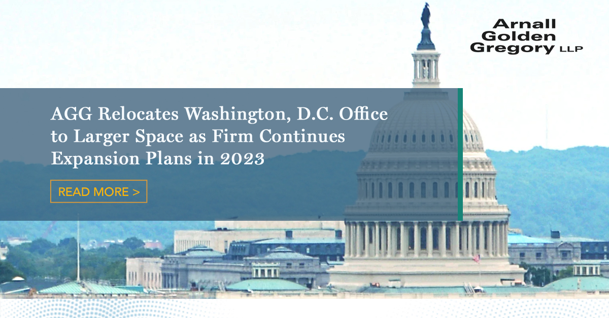 AGG Relocates Washington, D.C. Office to Larger Space as Firm Continues ...
