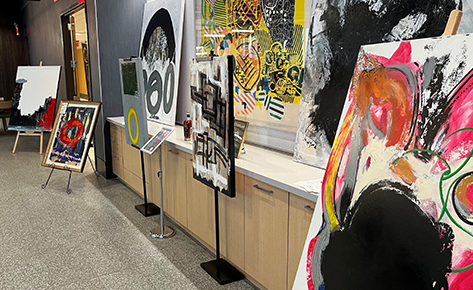 AGG Hosts Art Show Featuring Abstract Artist K.Ross in Honor of Black ...