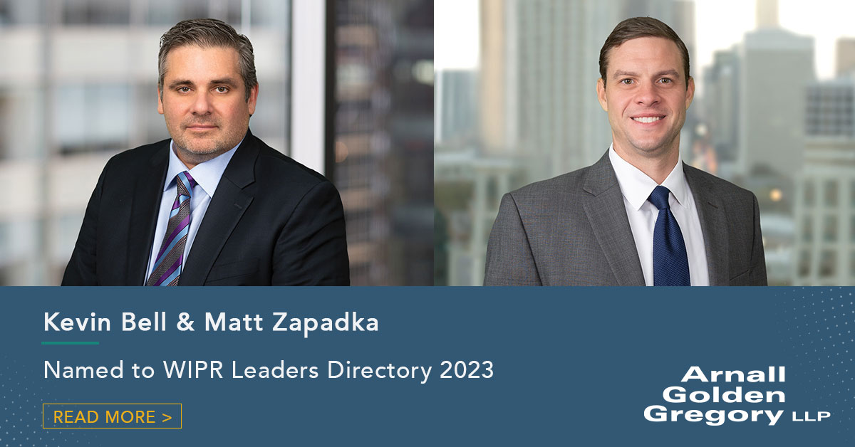 Kevin Bell and Matt Zapadka Named to WIPR Leaders Directory 2023 | News ...
