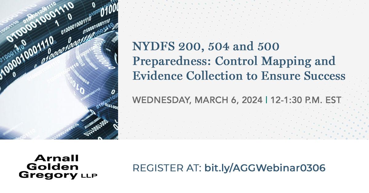 NYDFS 200, 504, and 500 Preparedness: Control Mapping and Evidence ...