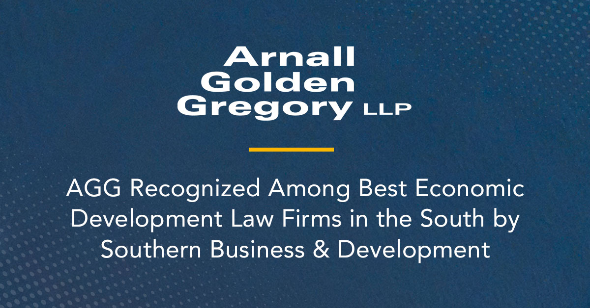 AGG Recognized Among Best Economic Development Law Firms in the South ...