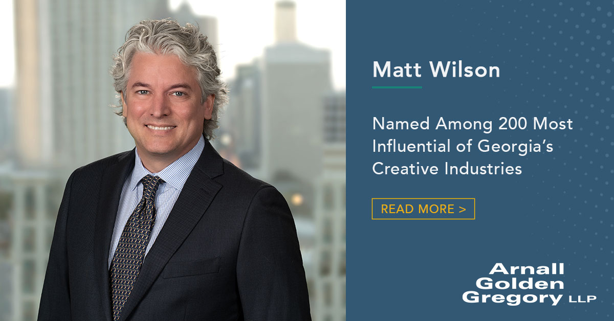 Matt Wilson Named Among 200 Most Influential of Georgia’s Creative ...