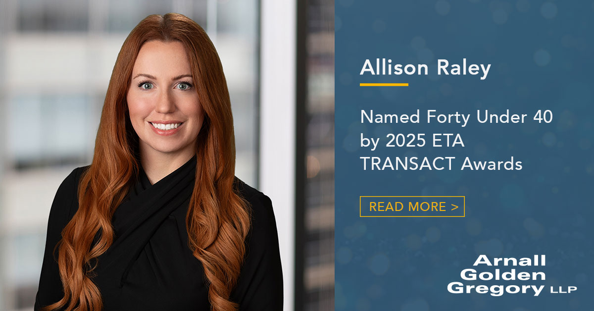 Allison Raley Named Forty Under 40 by 2025 ETA TRANSACT Awards | News ...