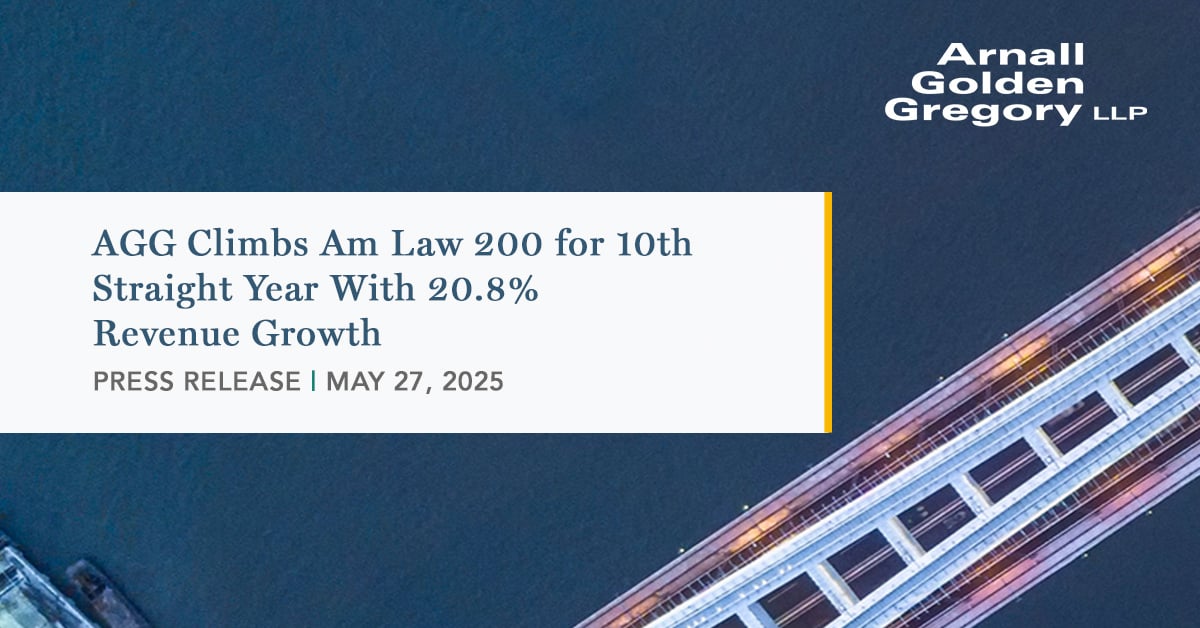 AGG Climbs Am Law 200 for 10th Straight Year With 20.8% Revenue Growth ...
